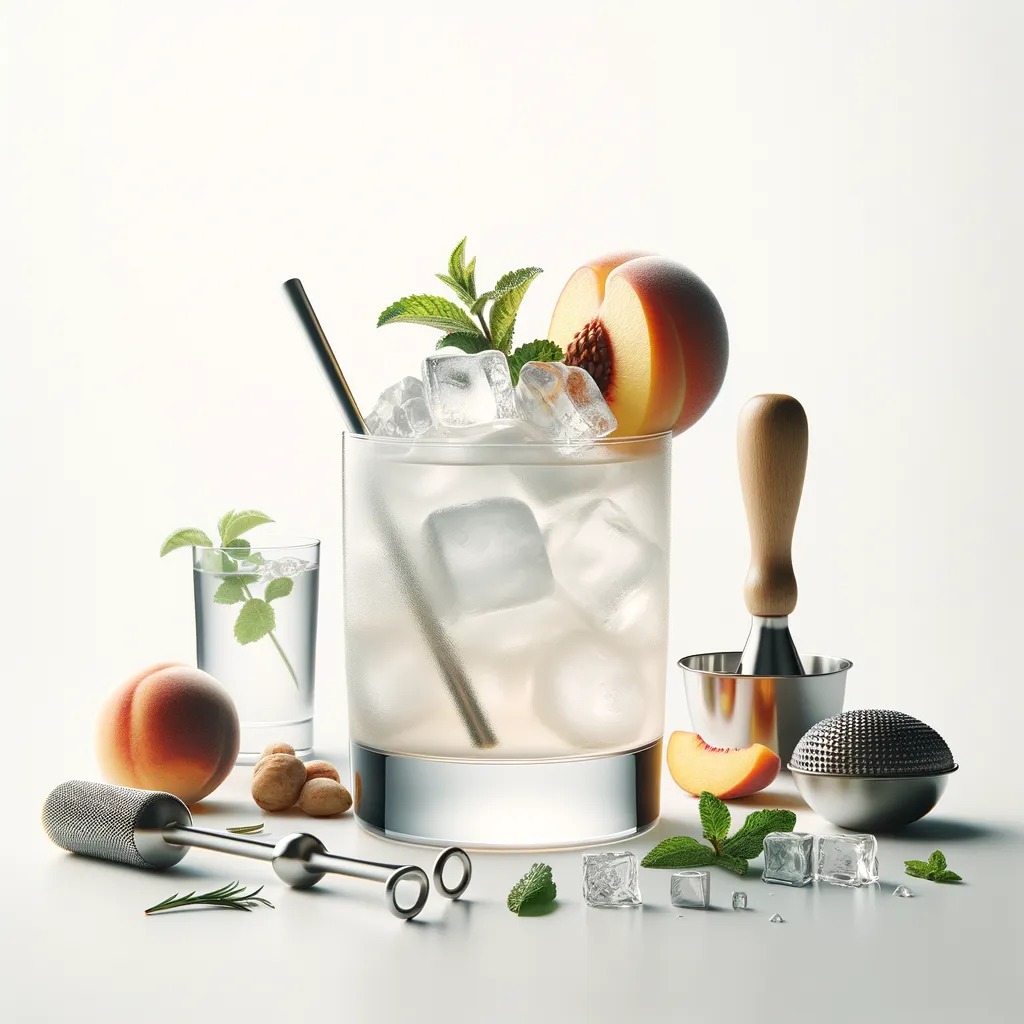 How to Make a White Peach Julep - Easy Step-by-Step Cocktail Recipe - BarBot Blog